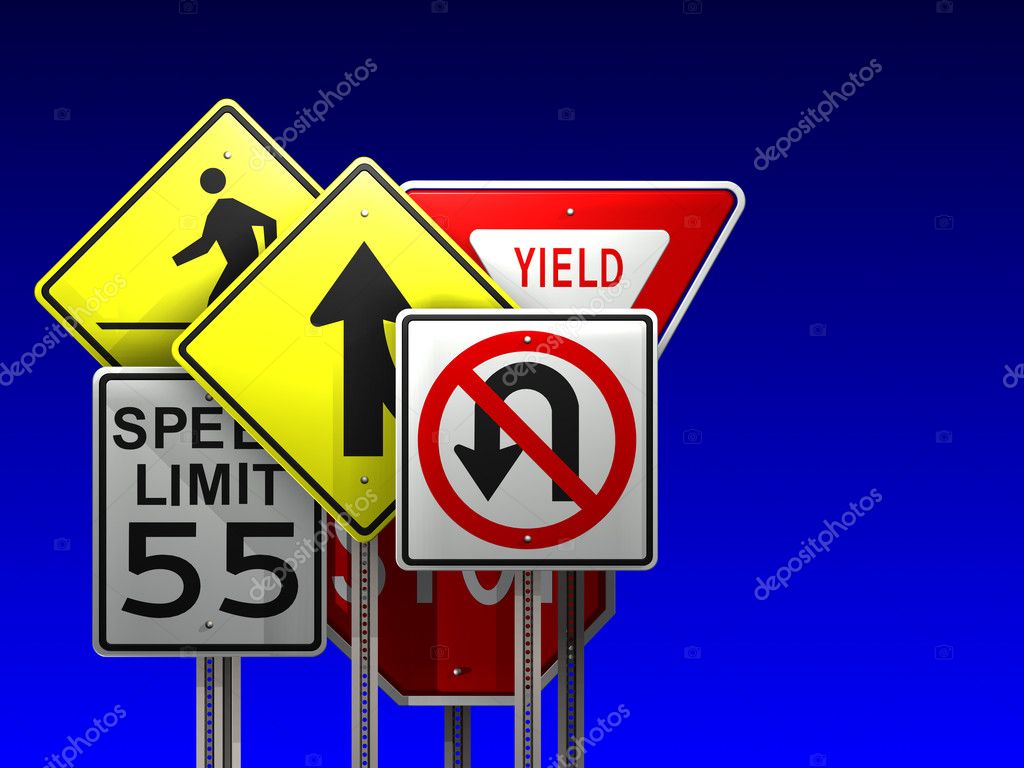 Traffic Signs — Stock Photo © Norebbo #10128229