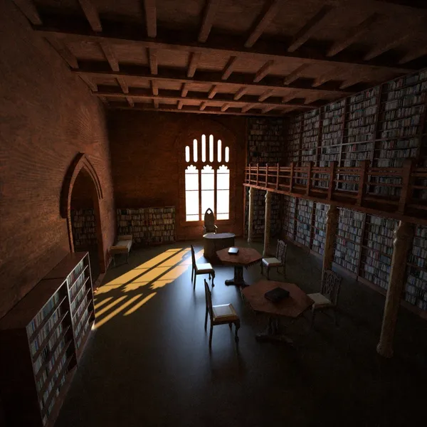 Old library medieval Stock Photos, Royalty Free Old library medieval ...