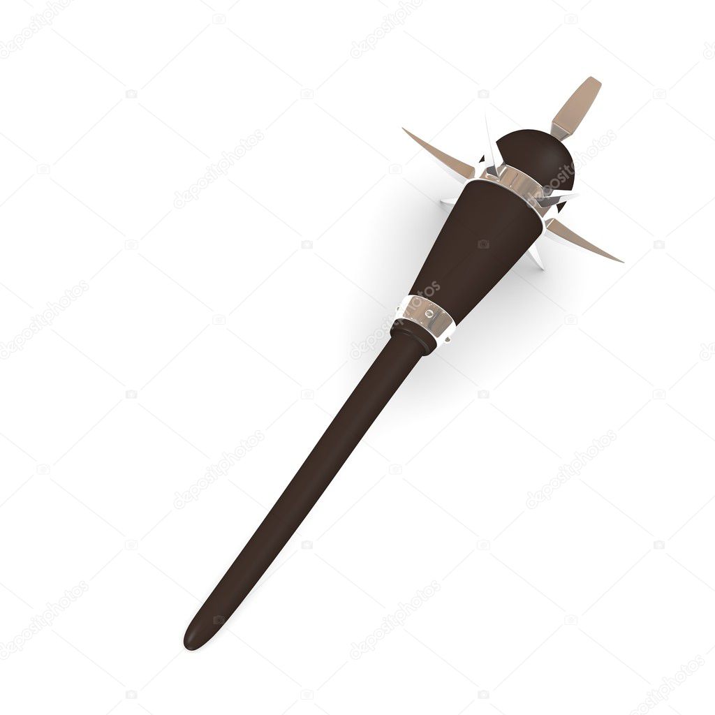 3d render of spiked cudgel — Stock Photo © 3drenderings #10702704