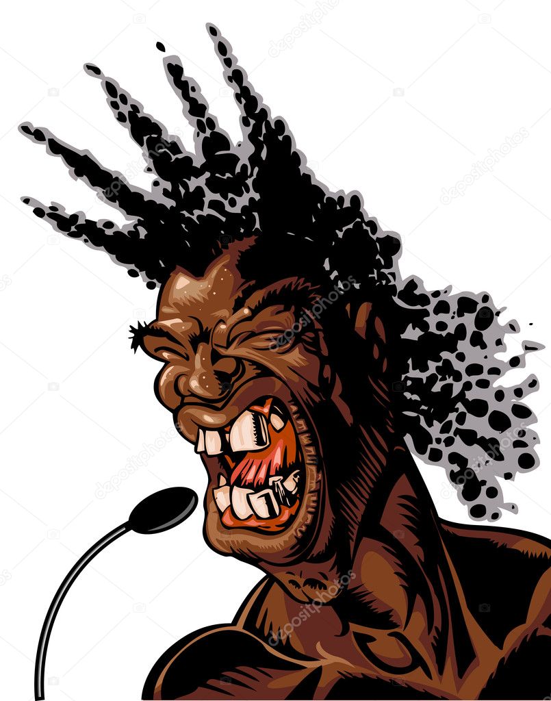 Soul Singer Stock Vector Image by ©dbgermany #10283115