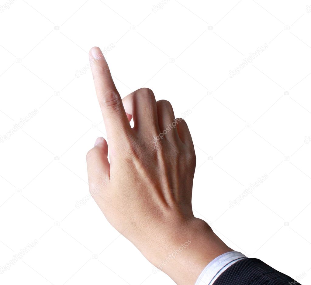 Hand pointing Stock Photo by ©violetkaipa 10271870
