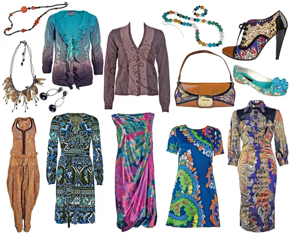 Collection of women's clothing Stock Photo by ©evaletova 25235013