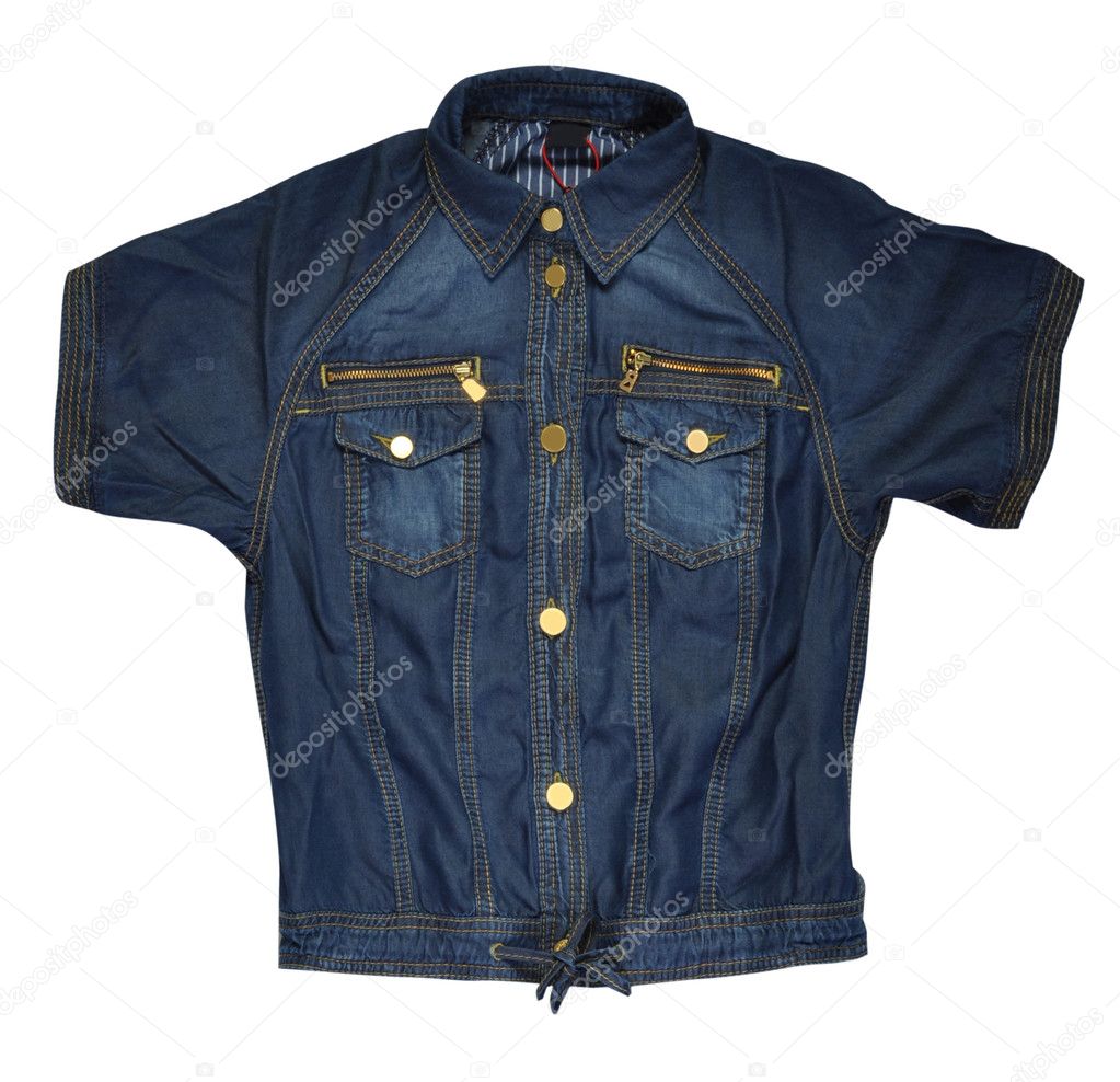 Jeans jacket — Stock Photo © evaletova #10506367