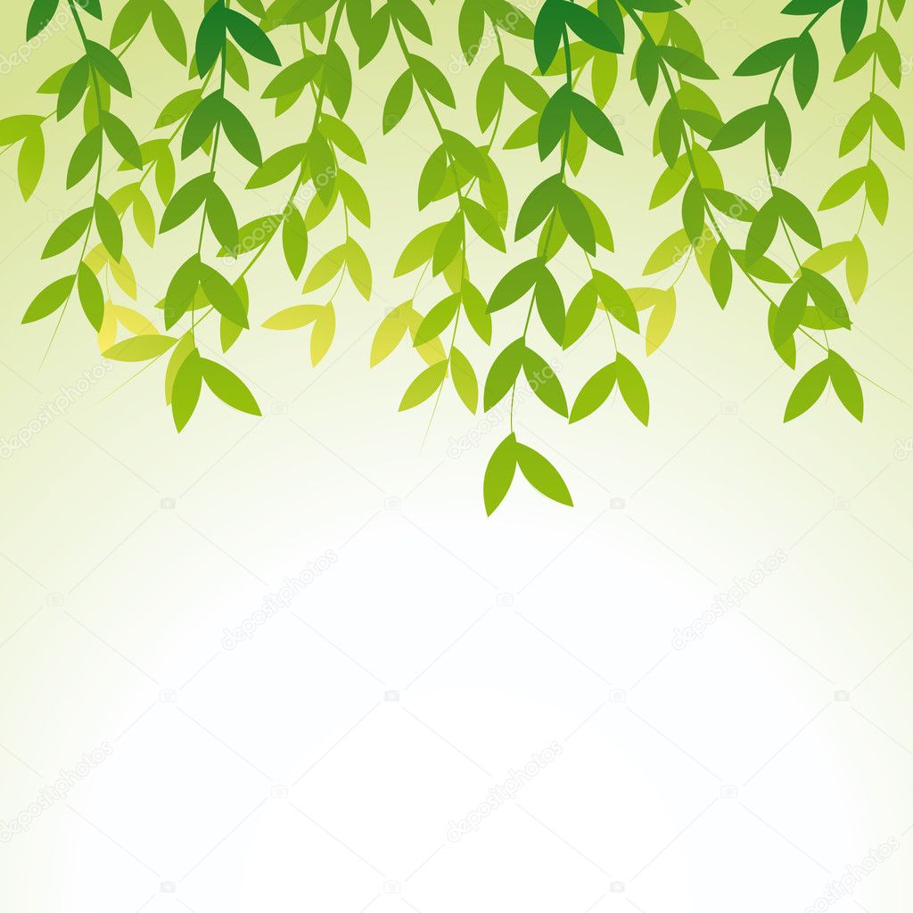 Vector leaves decoration. Stock Vector Image by ©VectorLa #10449378