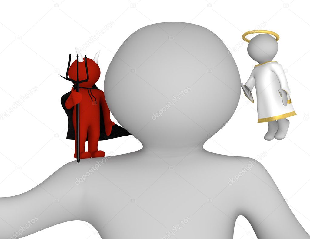 Angel and Devil — Stock Photo © weissdesign #10455568