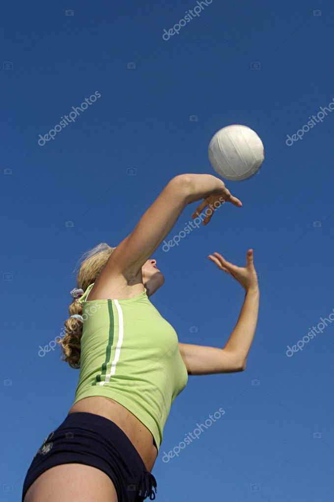 Play volleyball Stock Photo by ©sugarfree.sk 10329261