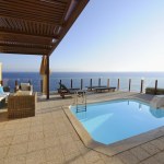 Terrace with sea view — Stock Photo © Pashtett #63918837