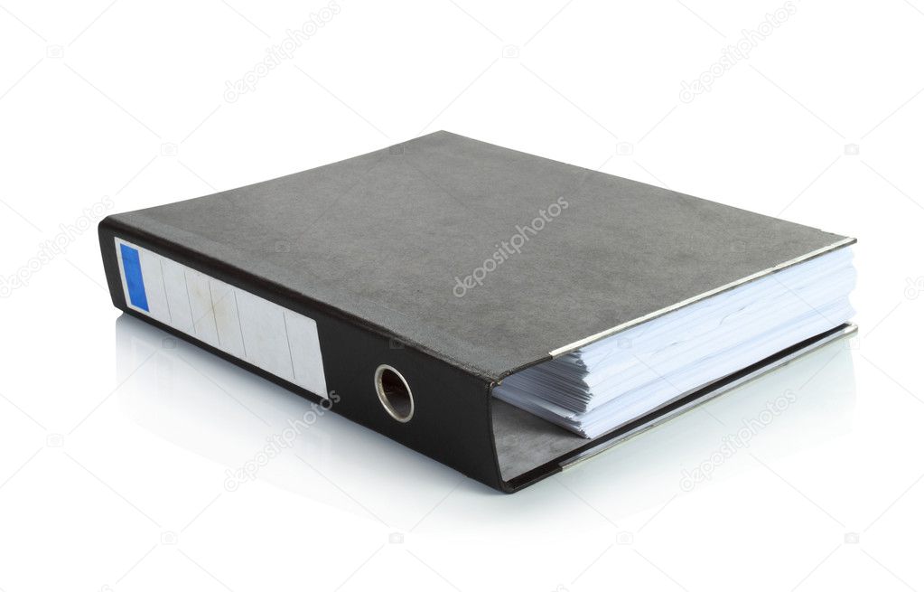 Black binder stand alone — Stock Photo © odua #10671818