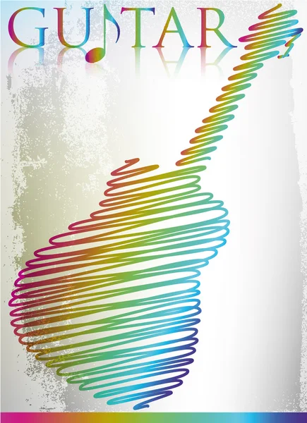 Abstract guitar vector Vector Art Stock Images | Depositphotos