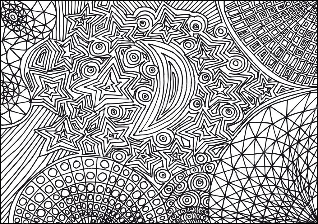 Moon and stars sketch. Vector illustration Stock Vector by ©designfgb ...