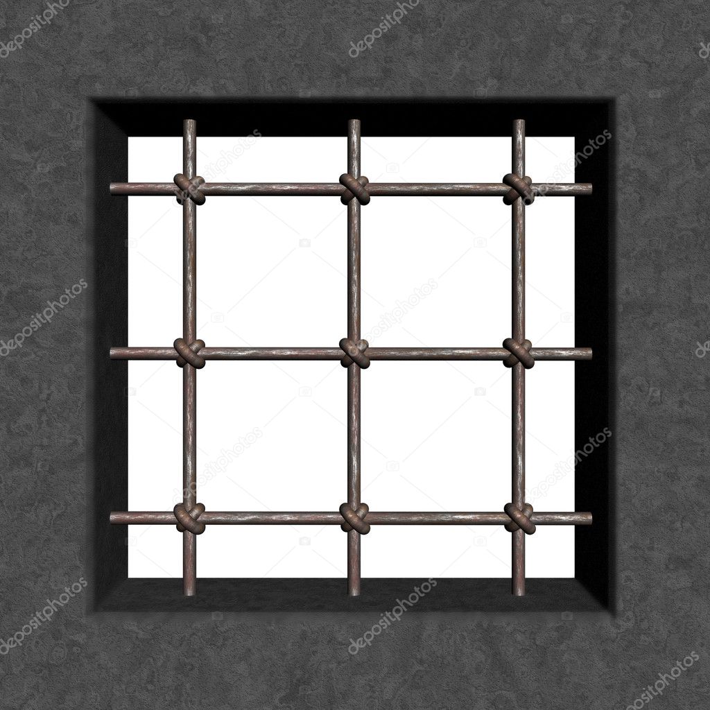 Prison window — Stock Photo © gl0ck #10442863