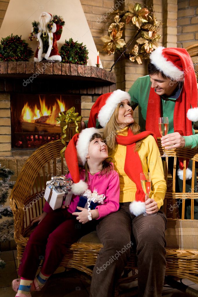 Three Santas Stock Photo by ©pressmaster 10719091